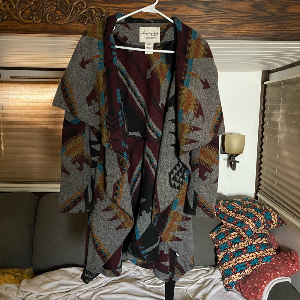 Heavy Weight Western Aztec Coat - Gem
